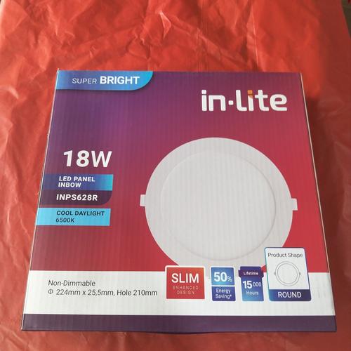 Jual IN-LITE lampu LED panel ib 18W - warm white 3000 - Kota Tangerang ...