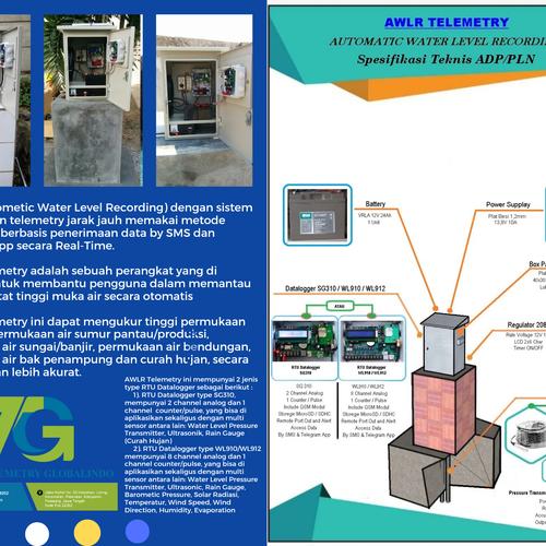 Jual AWLR Telemetry Autometic Pemantauan Muka Air Real Time - Jakarta ...