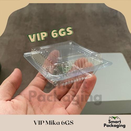 Jual [ISI 100 PCS] Mika VIP 6GS / Mika Plastik Roti Jajan / Box Mika ...