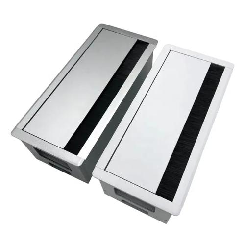 Jual Multi socket box | gromet alumunium lubang kabel kotak - Hitam, 12 ...