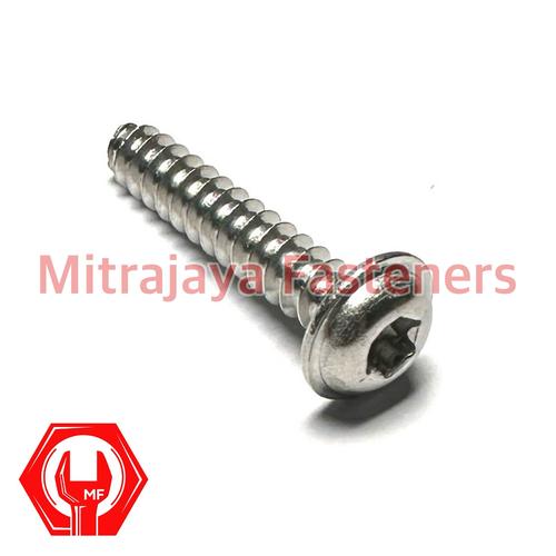 Jual Skrup Box Filter L Bintang 5x25 Stainless Steel TORX Flange Button ...