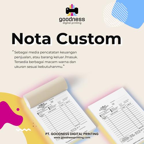 Jual NOTA 1 RIM Custom 1 2 3 Rangkap / Ply Surat Jalan Kwitansi Bon ...