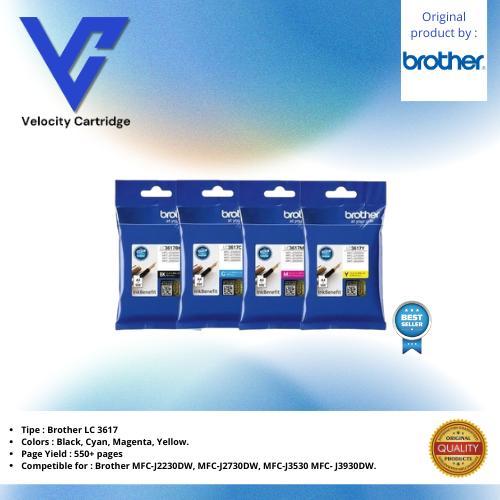 Jual Tinta BROTHER 3617 Black Or Color Satuan ORIGINAL 100% - Kuning ...