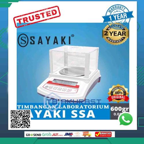 Jual ** SAYAKI SSA 600G x 0.01G/ TIMBANGAN EMAS 600G/0.01G New Original ...