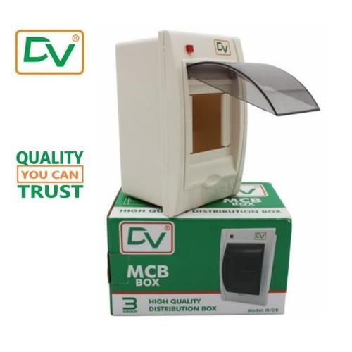 Jual Box MCB 3 Group Inbow / Box MCB DV DB3 3 Group LED Indicator ...