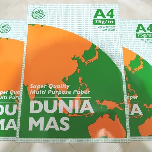 Jual Kertas HVS Dunia Mas 75gr A4 - DUS - Jakarta Barat - Astro Art ...