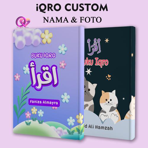 Jual Iqro Custom Iqra Tulis Nama Anak Iqro Warna Custom Hard Cover Dan ...
