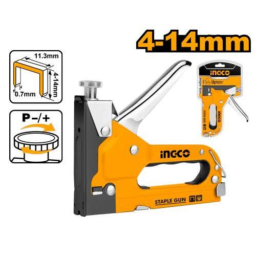 Jual HSG14018 PAKU STAPLES HEKTER GUN TACKER TEMBAK MANUAL HEAVY DUTY ...