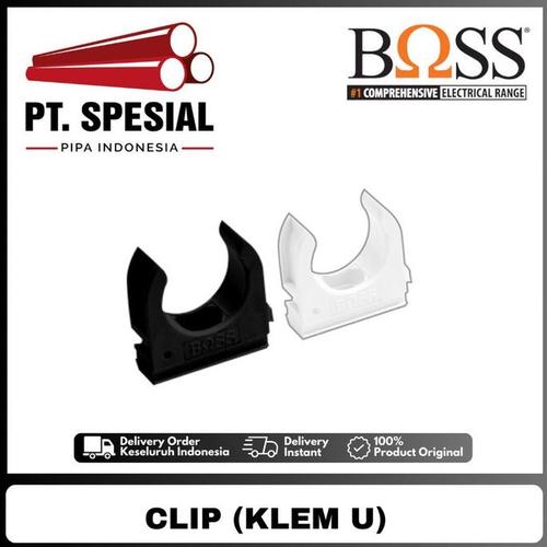 Jual Best Clip Model U 20-25mm/ Klem Pipa Conduit / Clip Pipa Putih ...