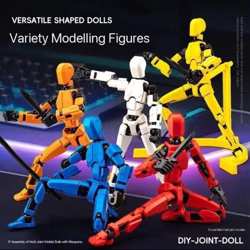 Jual Mainan Anak Robot Magnetic Dummy DIY 13 Action Super Robot Pose ...