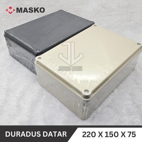 Jual MASKO DURADUS JUNTION BOX 220X150X75 DATAR NON KARET PUTIH DORADOS ...