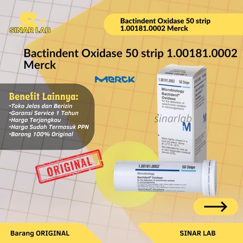 Jual Bactindent Oxidase 50 strip 1.00181.0002 Merck - Kab. Sidoarjo ...