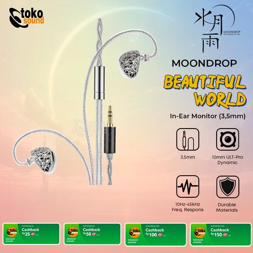 Jual Moondrop BEAUTIFUL WORLD - Limited Flagship 10mm Driver In Ear ...