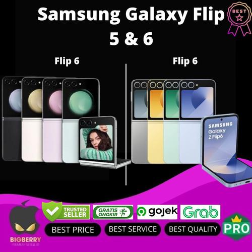 Promo RESMI Samsung Galaxy Z Flip 5 6 5G 256GB 512GB Mint Graphite ...