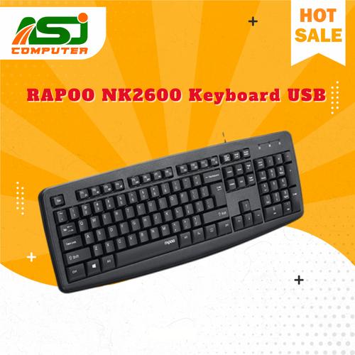 Jual Rapoo Keyboard USB NK2600 Black - Kab. Sleman - ASJ Computer Jakal | Tokopedia