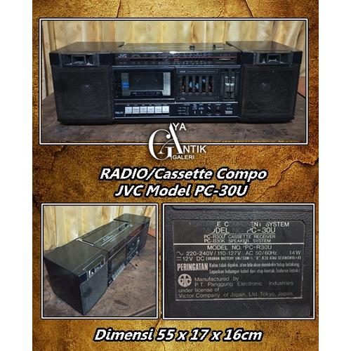 Jual RADIO/Cassette Compo Jadul JVC Model PC-30U - Kota Bandung - Gaya ...