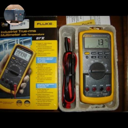 Jual Fluke 87V industrial digital multimeter with temperature tester ...