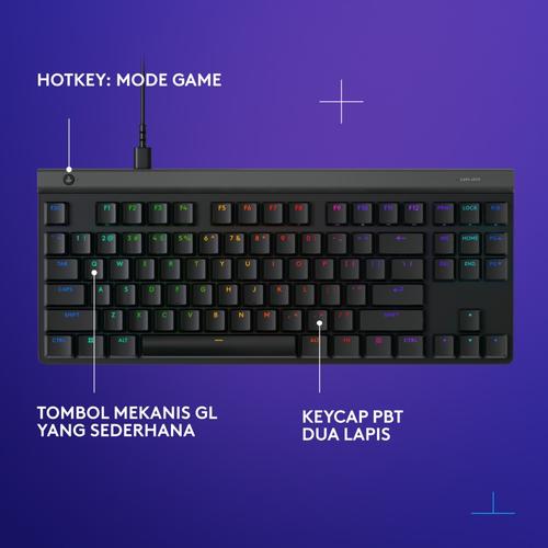 Jual Logitech G515 TKL Keyboard Gaming Wired - Lightsync RGB,Tombol ...