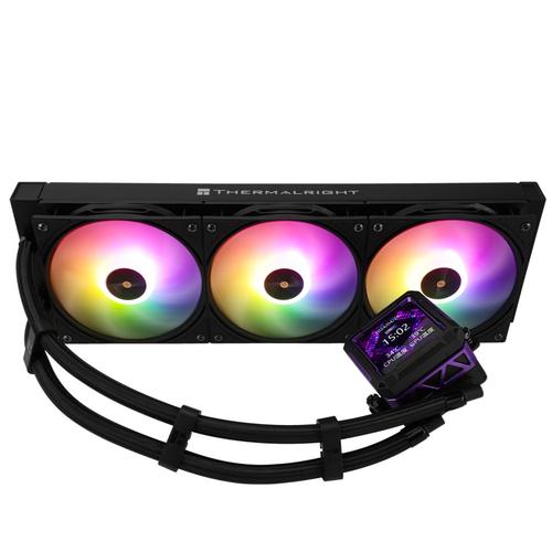 Jual THERMALRIGHT Frozen Warframe PRO 360 BLACK ARGB w/ LCD Display CPU ...