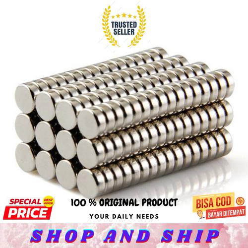 Jual Strong Magnet Bulat Kecil Powerful Neodymium Magnetic ORIGINAL SAS ...