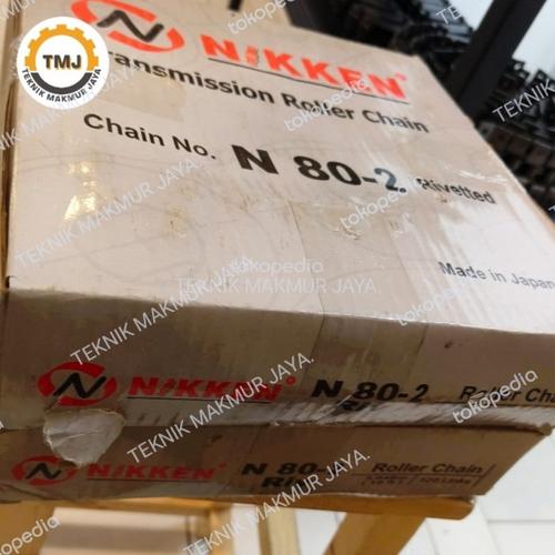 Jual ROLLER CHAIN RS 100-1 NIKKEN JAPAN RANTAI SINGLE JEPANG NIKKEN ...