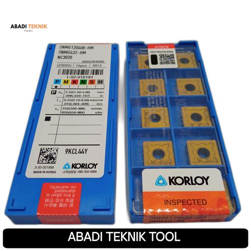 Jual Insert Korloy SNMG 120408 -HM SNMG 432-HM NC3020 - Jakarta Barat ...