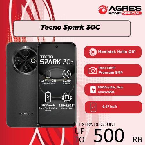 Promo Tecno Spark 30C 6/128GB Garansi Resmi Tecno Indonesia - WHITE ...