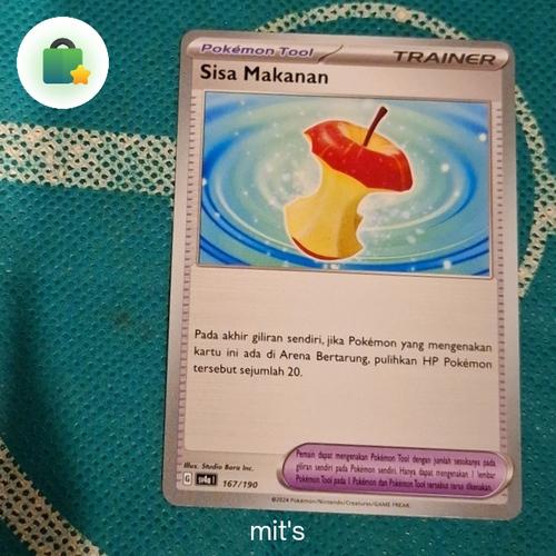 Jual Sisa Makanan Trainer Pokemon Tool ( Kartu Pokemon Indonesia ...