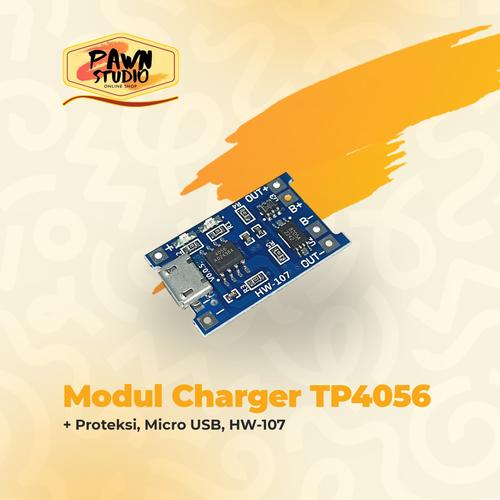 Jual TP4056 + Dioda Proteksi Charging Module 18650 Lithium Micro USB HW ...