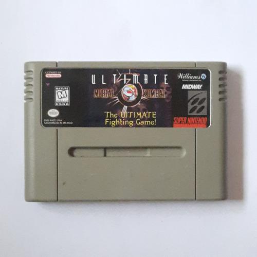 Jual Kaset SNES UMK 3 Ultimate Mortal Kombat 3 Super Nintendo 16 Bit ...