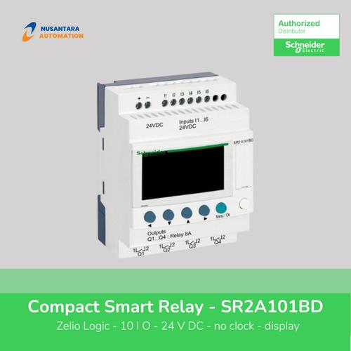 Jual Schneider Smart Relay Zelio Logic 10 I/O 24VDC - SR2A101BD - Kab ...