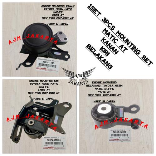 Jual engine mounting set toyota vios gen2 yaris matic AT original japan ...