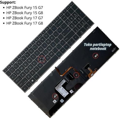 Jual Keyboard HP ZBook Fury 15 G7 15 G8 17 G7 17 G8 new high quality ...