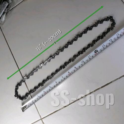 Jual SGJ - RANTAI CHAINSAW 16inch 22T sparepart rantai gergaji mini ...