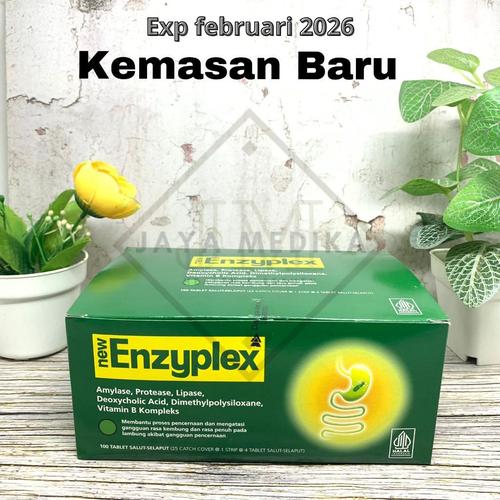 Promo New Enzyplex Box Isi 100 Tablet / Gangguan Lambung & Pencernaan ...