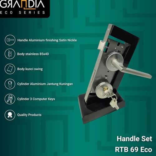Jual Kunci Pintu Misah / Rosette / Gagang Pintu Set RTB.69 Eco - Jakarta Pusat - GRAHA INDOTECH ...