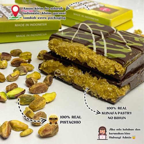 Promo CHO-CWEEET CHOCOLATE JUMBO CRISPY PISTACHIO KUNAFE | COKLAT VIRAL DUBAI - Kota Bandung ...