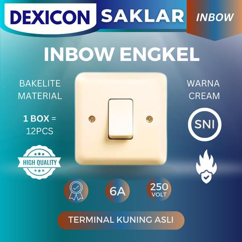 Jual SAKLAR INBOW (IB) SAKLAR ENGKEL STOP KONTAK SINGLE / SWITCH ...