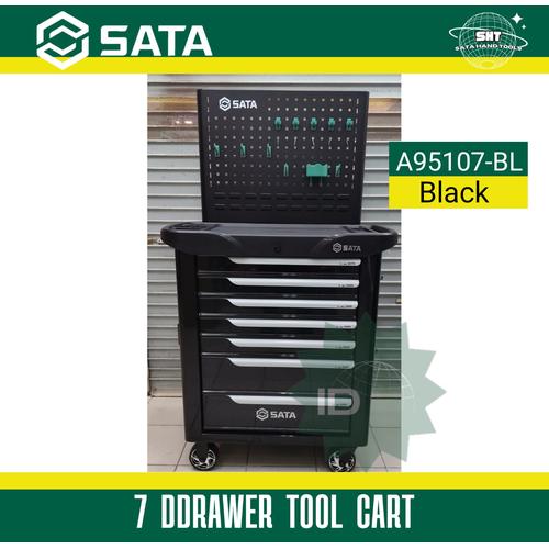 Jual SATA Kotak Lemari Tool Box Cabinet 7 Laci (Hitam) + Plat u/Tools ...