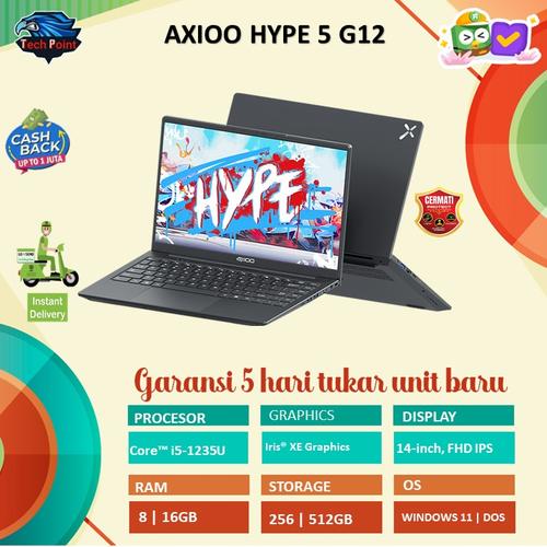 Promo AXIOO HYPE 5 G12 I5 1235 16GB 512GB 14.0 FHD WINDOWS 11 - 8|256 Dos, Unit Only Cicil 0% 3x ...