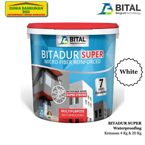 Jual BITADUR SUPER Waterproofing Cat Anti Bocor White - 4 KG - Kota ...