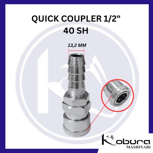 Jual Quick Coupler 40 SH Coupler Connector 1/2" Inch Sambungan Selang ...