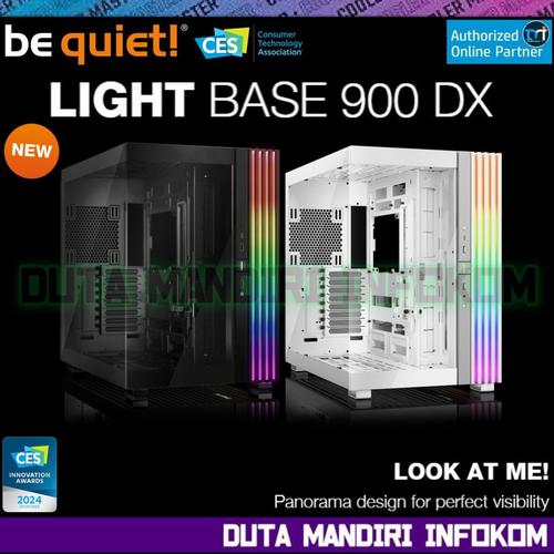 Promo be quiet! LIGHT BASE 900 DX - Aesthetic Panoramic Design Tempered ...