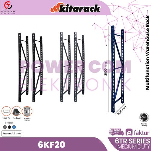 Jual KITARACK KF20 1 Set Frame Rak Gudang KS Series 200Kg/Layer - Biru ...