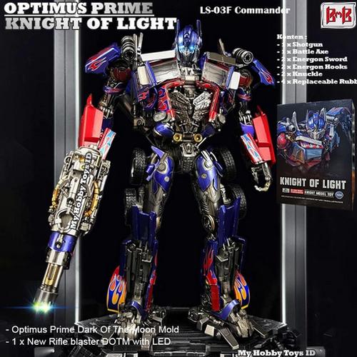 Jual Original BMB Figure Robot Optimus Prime Besar Set Komplit LED ...