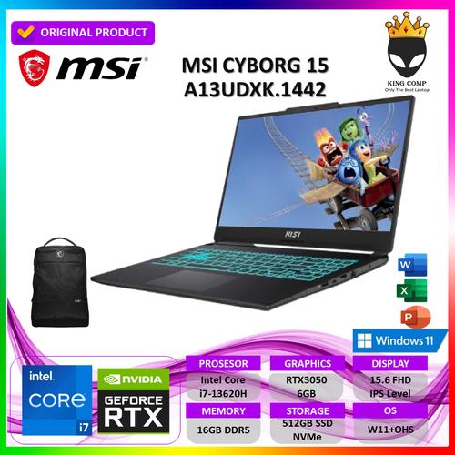 Jual MSI Cyborg 15 A13UCK i7 13620H 16GB 512GB RTX3050 4GB 15.6FHD IPS ...