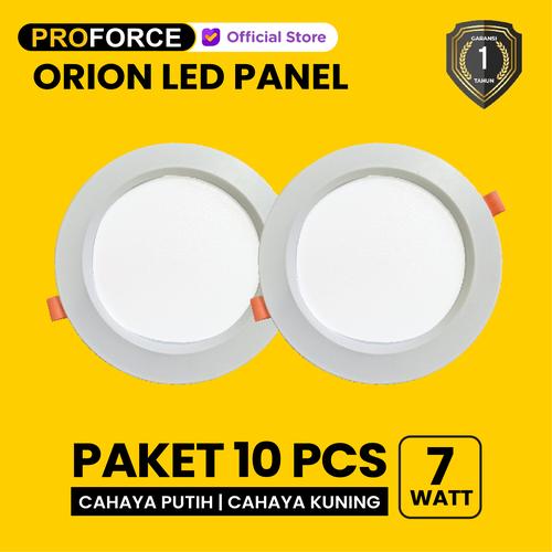 Jual Lampu Downlight LED Proforce Orion Panel 7 Watt 3,5 Inch Paket 10 ...