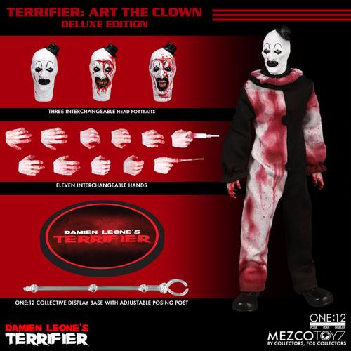 Jual Mezco Toyz ONE:12 Collective Terrifier: Art the Clown (Deluxe ...