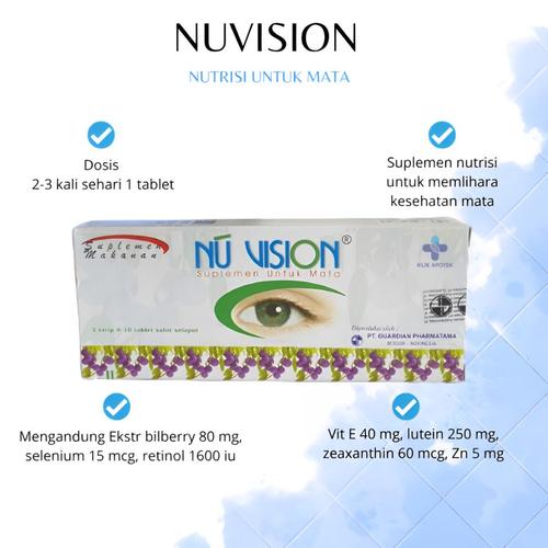 Jual NUVISION BOX 30 TABLET VITAMIN MATA - Kab. Tasikmalaya - Klik ...