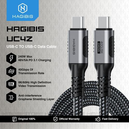 Jual Kabel Data Charger PD Power Delivery HAGIBIS USB4 USB Type-C To ...